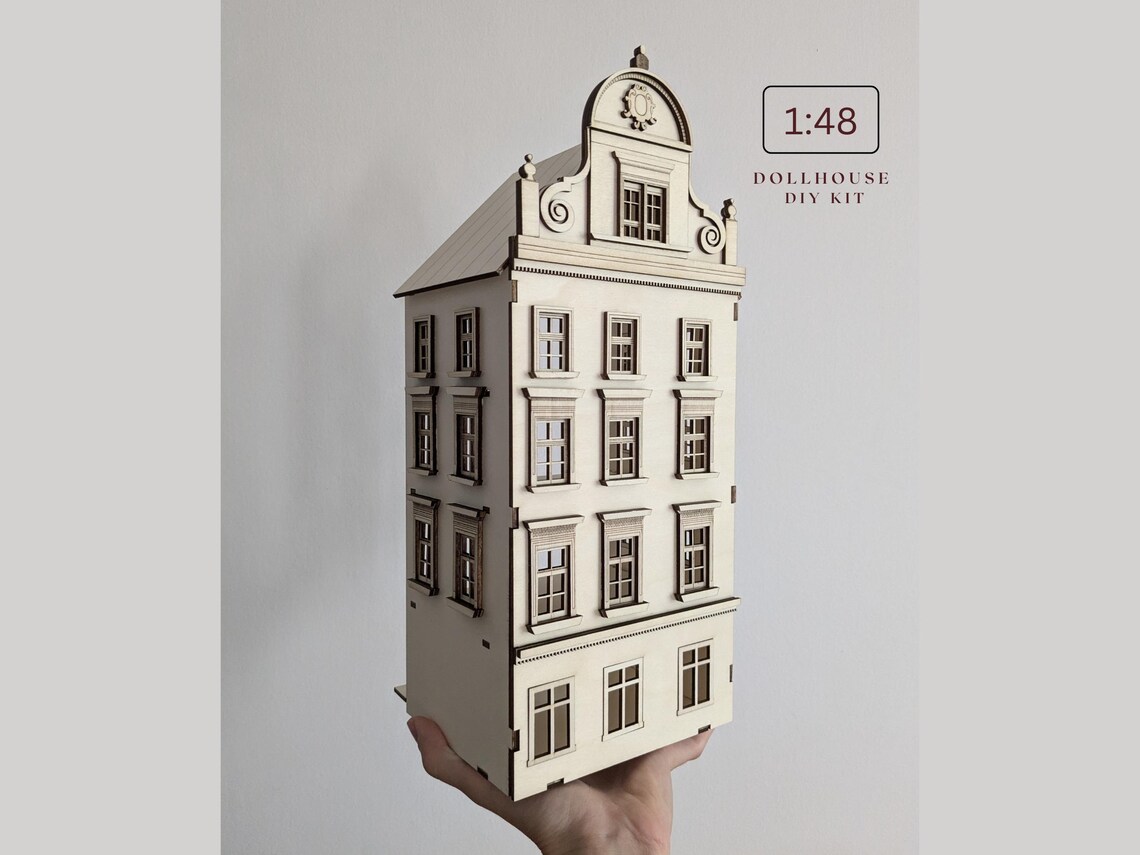 DIY Miniature House Kit, Miniature Model House 1/48 Scale, Fairy House ...