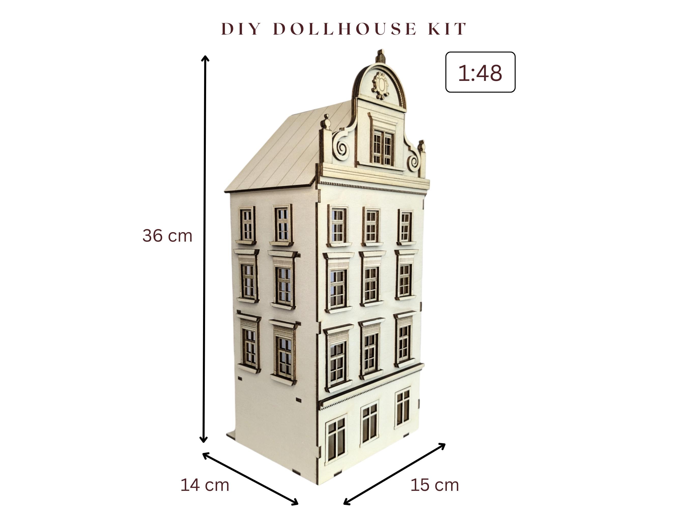 DIY Miniature House Kit, Miniature Model House 1/48 Scale, Fairy House ...