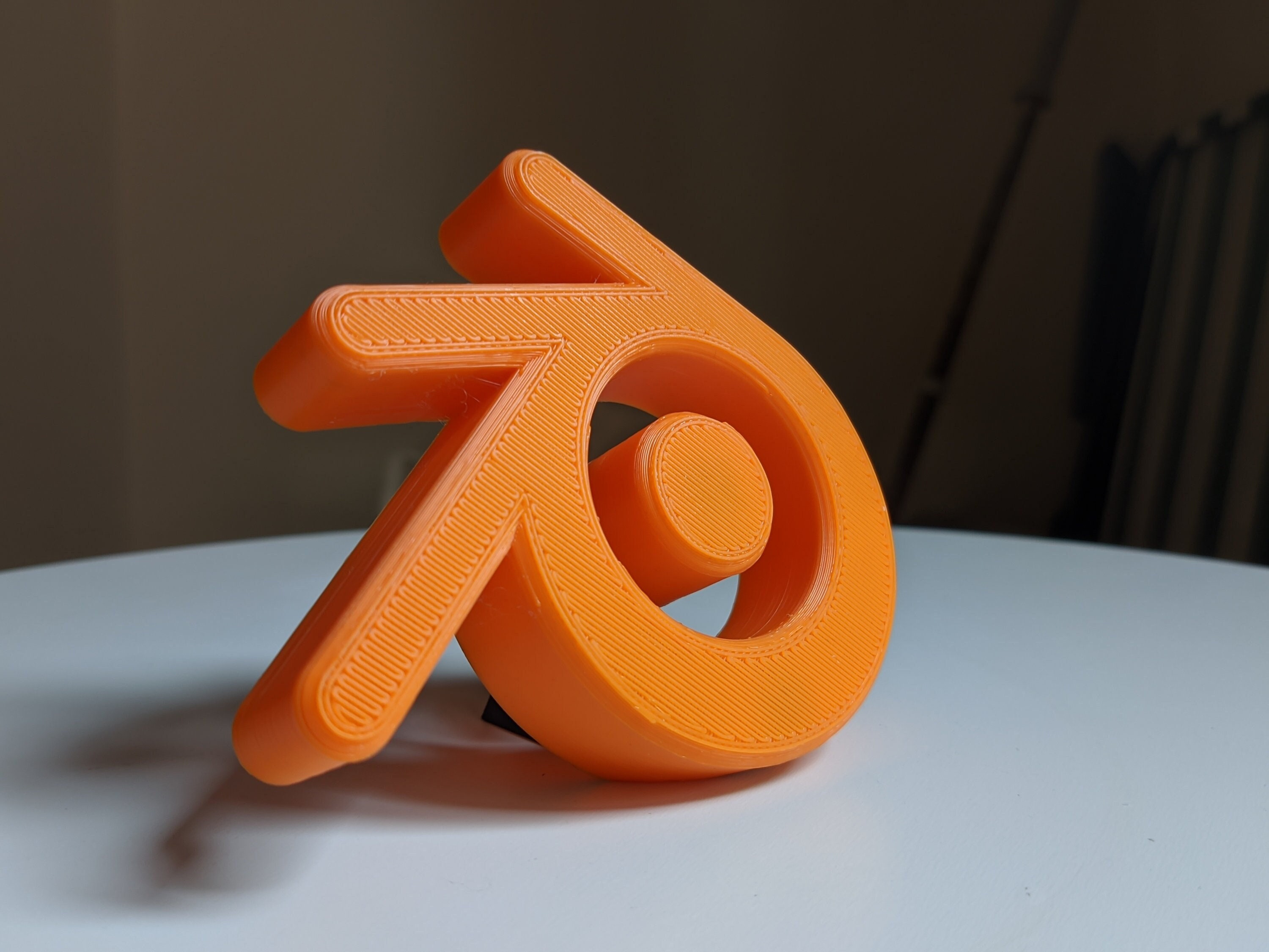 Blender Logo Sculpture 3D Print - Etsy