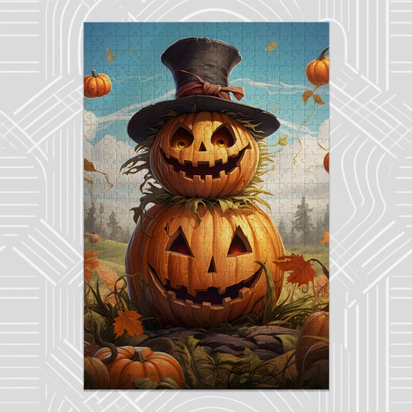 Pumpkin Puzzle - Etsy