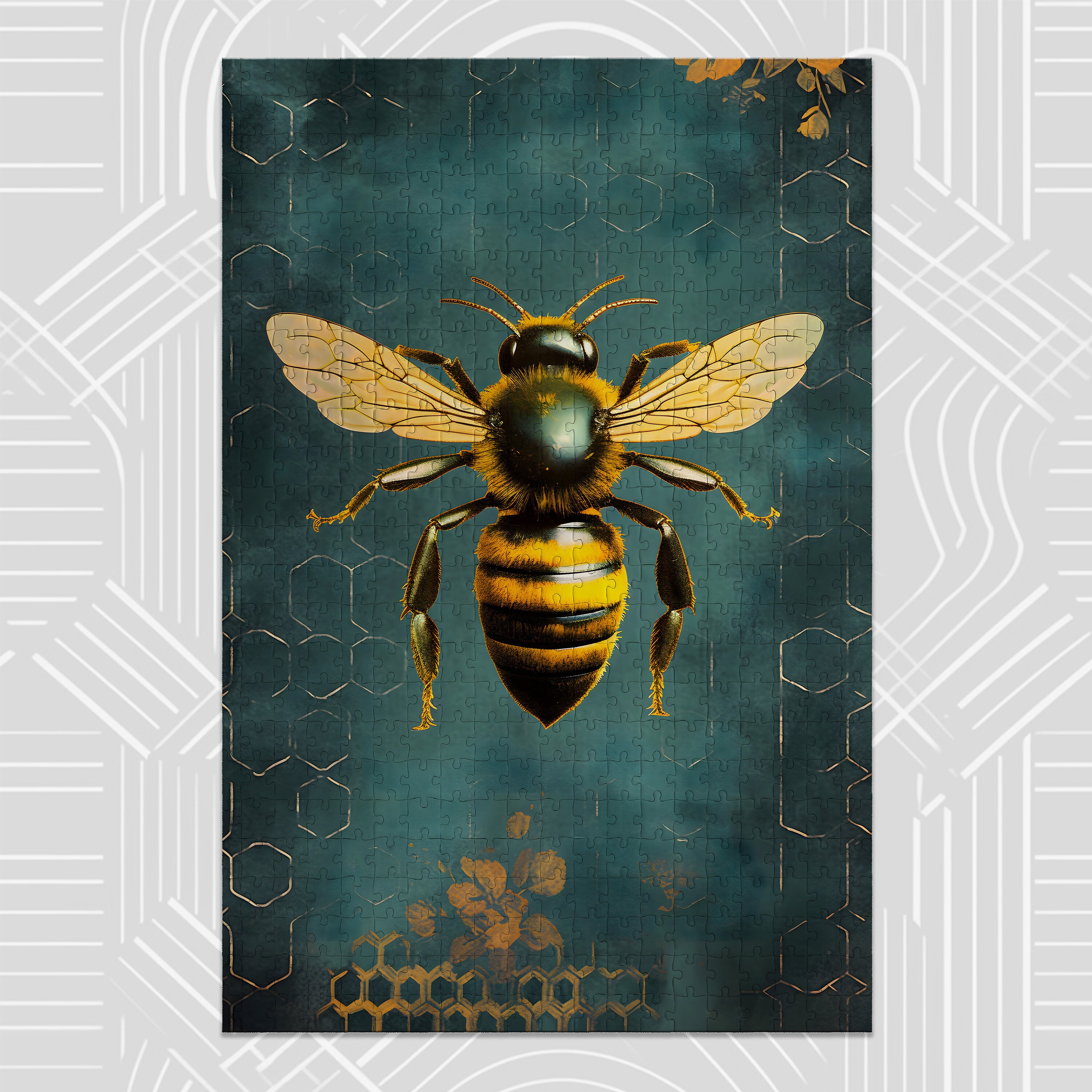 1000 Piece Bee Jigsaw Puzzle for Game Night Bee Gift for Bee - Etsy