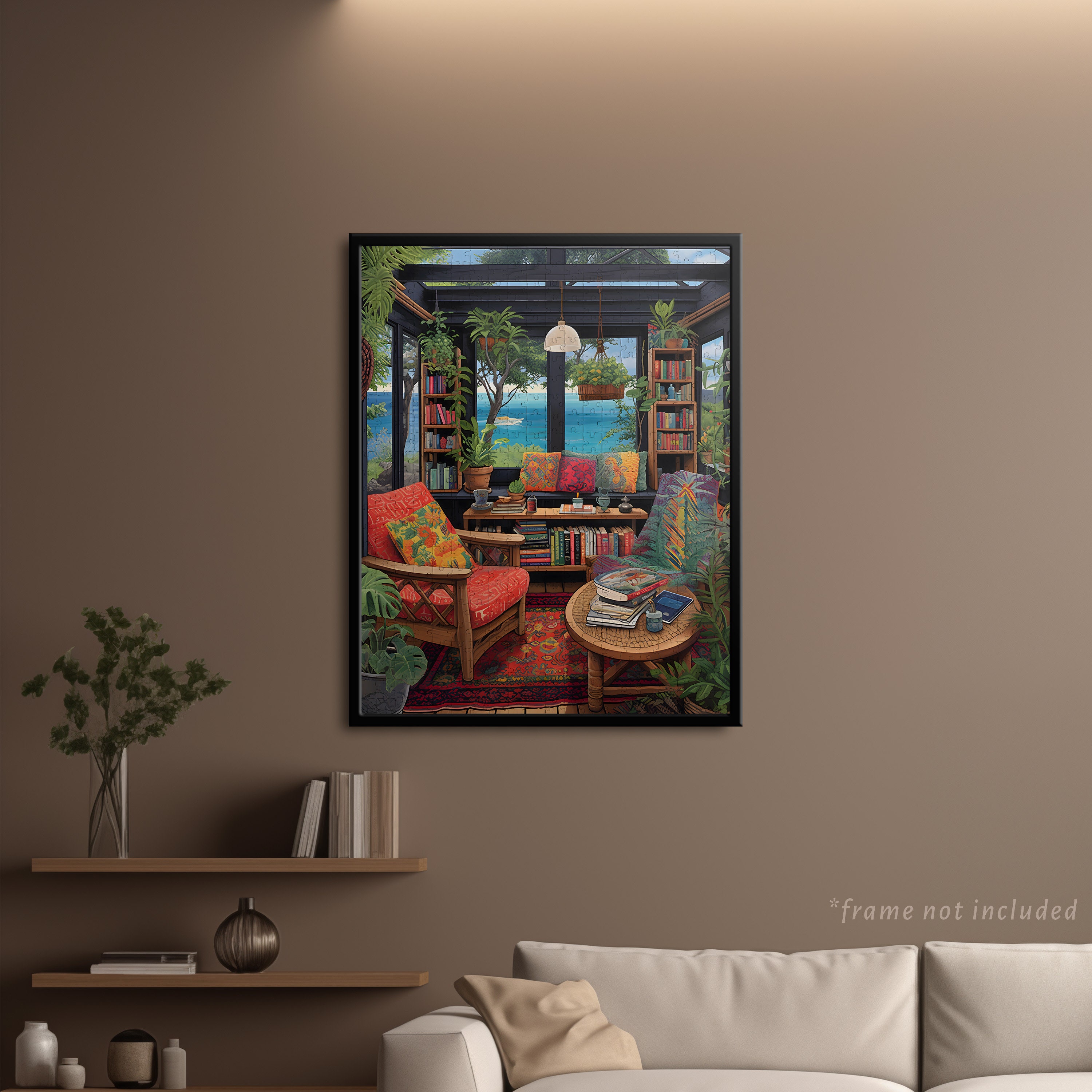 Cozy Book Nook Jigsaw Puzzle Adults Kids 1000+ Pieces | Introvert's ...