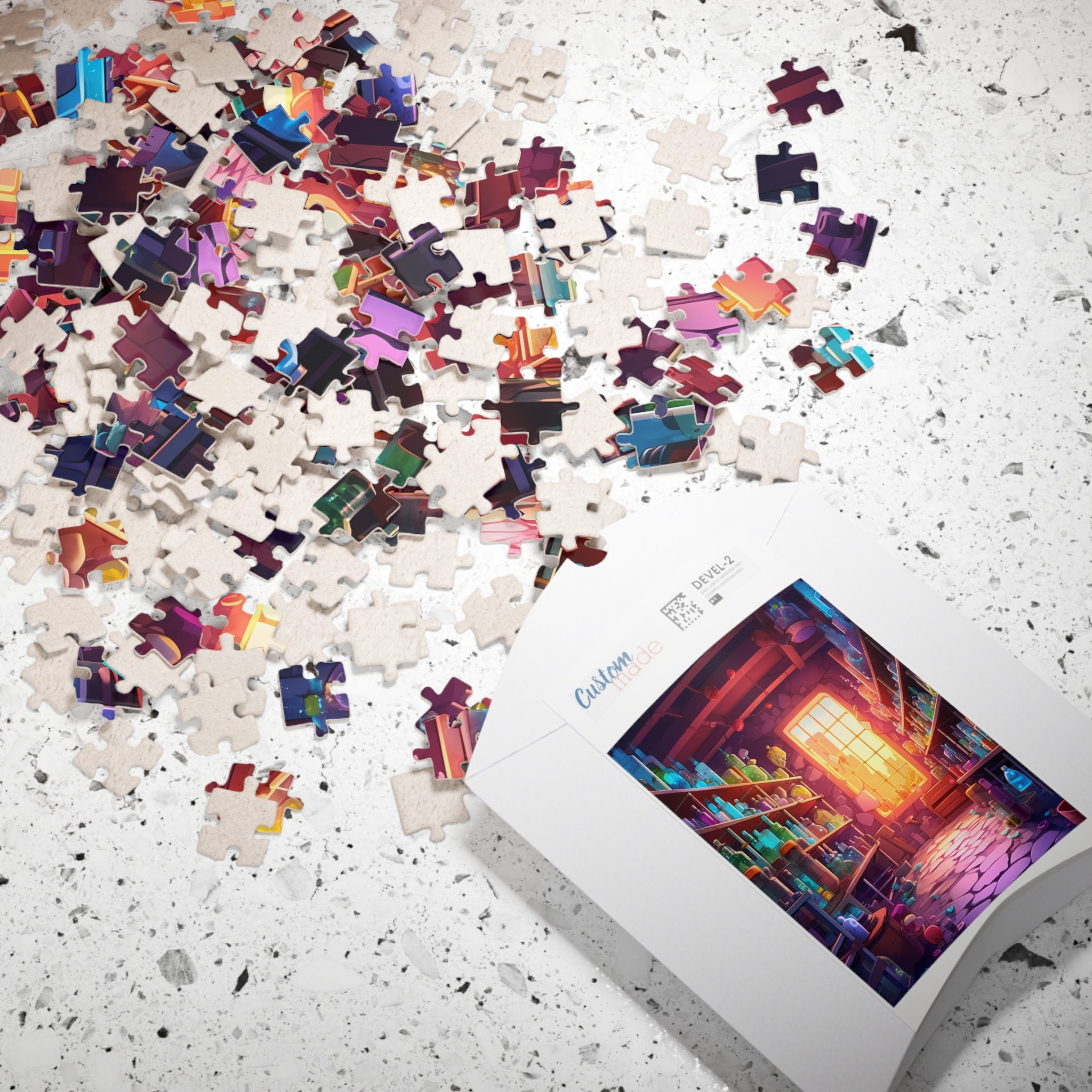 Science Lab Jigsaw Puzzle: Colorful Sunlight Fun for Adults & Kids - Etsy