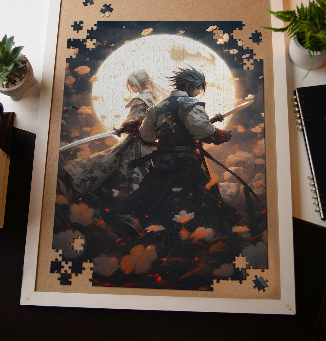 Anime Jigsaw Puzzles for Adults and Kids | Samurai Jigsaw Puzzles 1000 ...