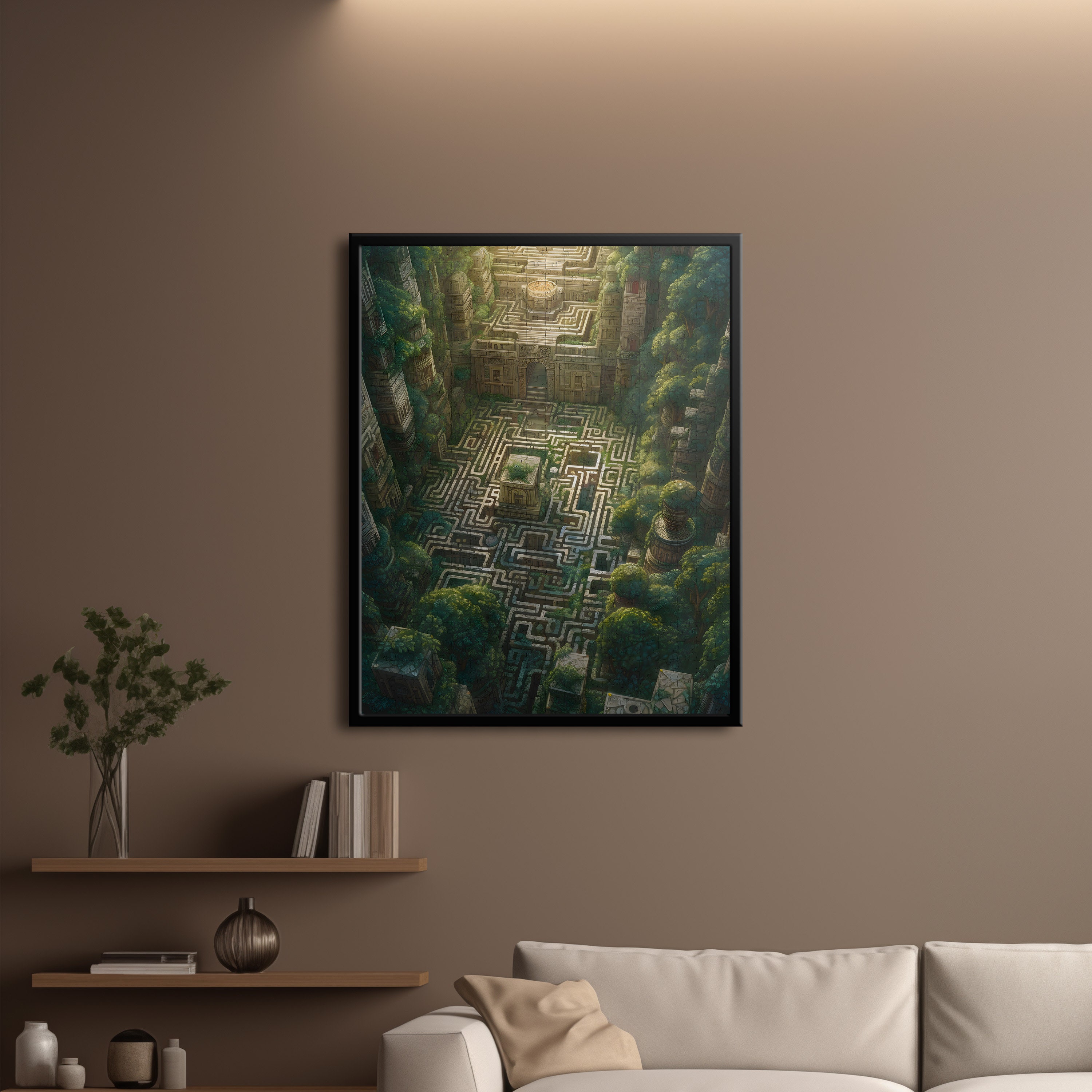 Jungle Maze Jigsaw Puzzles Adults Kids 1000 Pieces Difficult Adventure ...