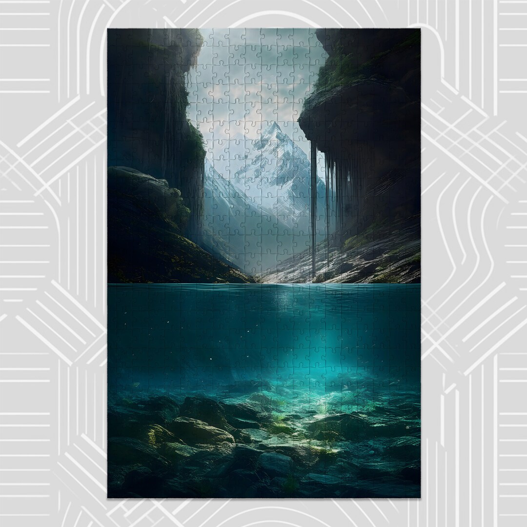 Calming Jigsaw Puzzle for Adults and Kids Gift for Puzzle - Etsy