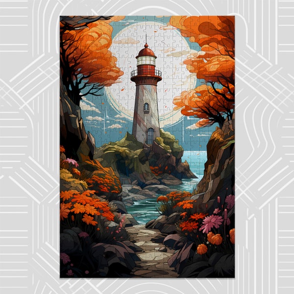 Lighthouse Puzzle - Etsy