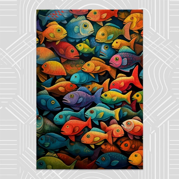 Fish Puzzle - Etsy