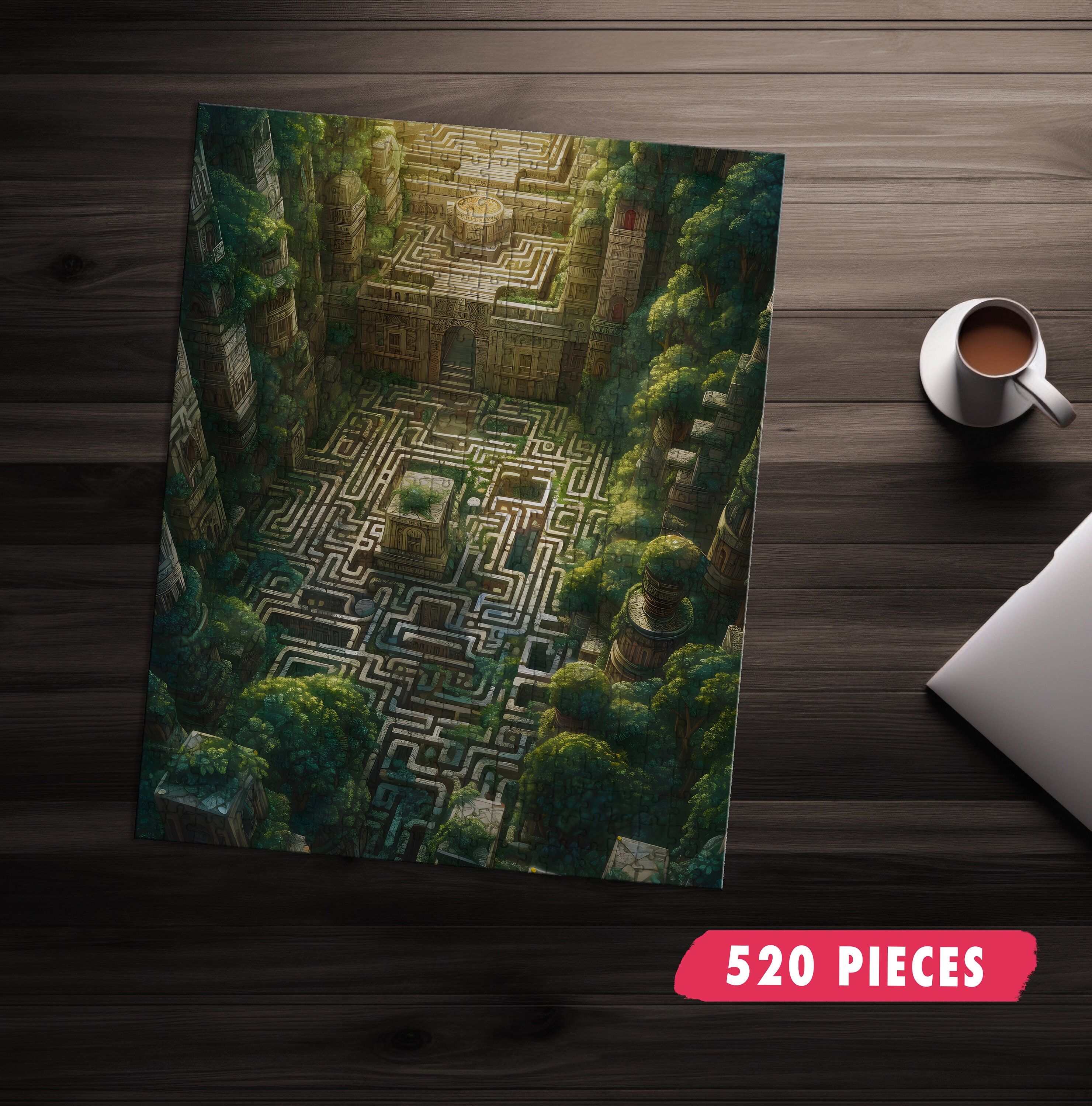 Jungle Maze Jigsaw Puzzles Adults Kids 1000 Pieces Difficult Adventure ...