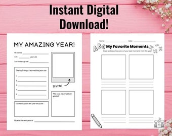 End of School Year Skittle Game Printable for Elementary Kids / Instant ...