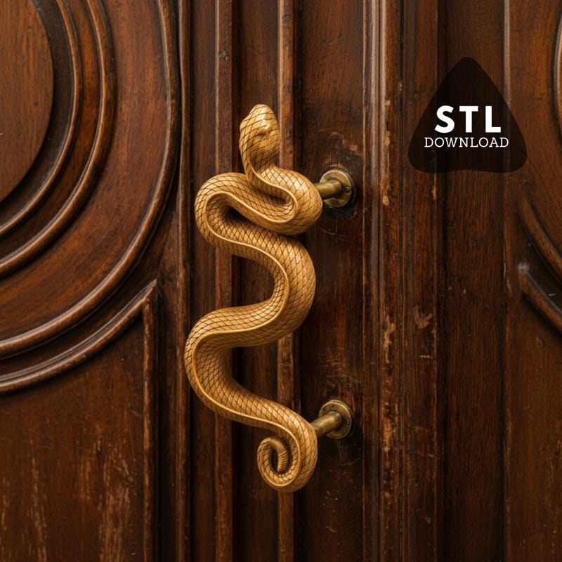 Snake Door Handle - Etsy