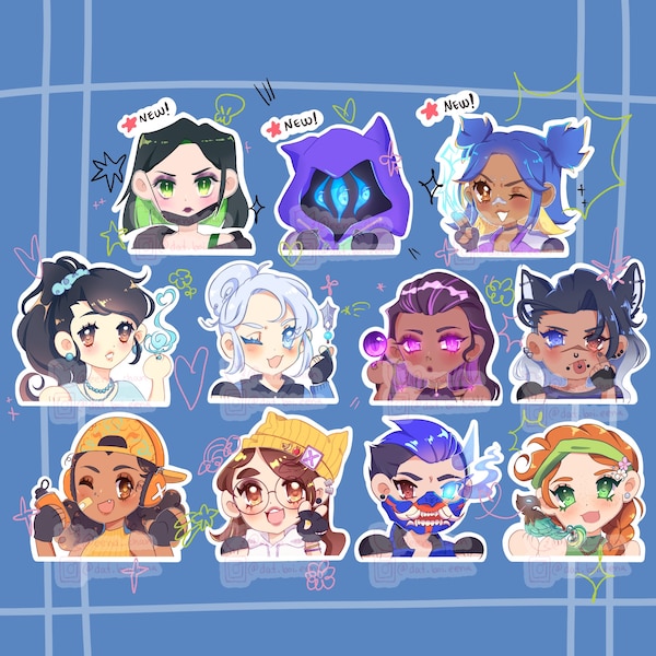 Valorant Stickers - Etsy