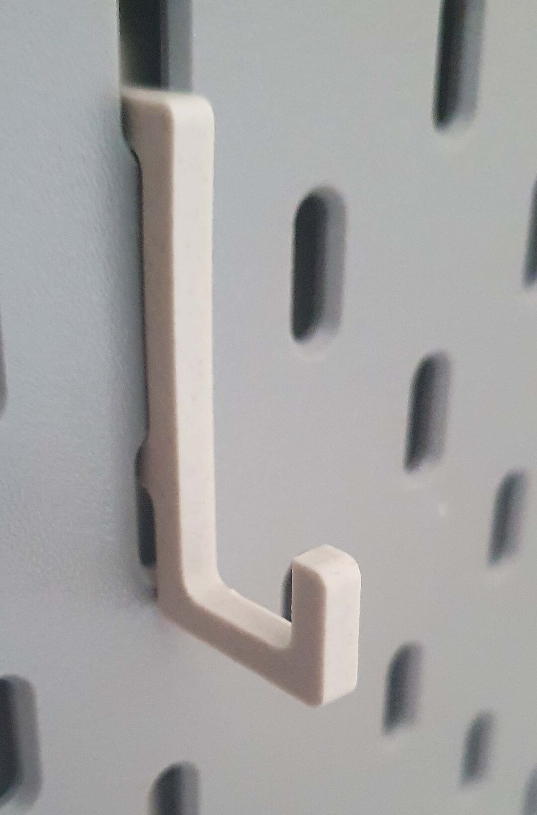 10x Hooks for IKEA SKADIS Perforated Plate Perforated Wall Compatible ...