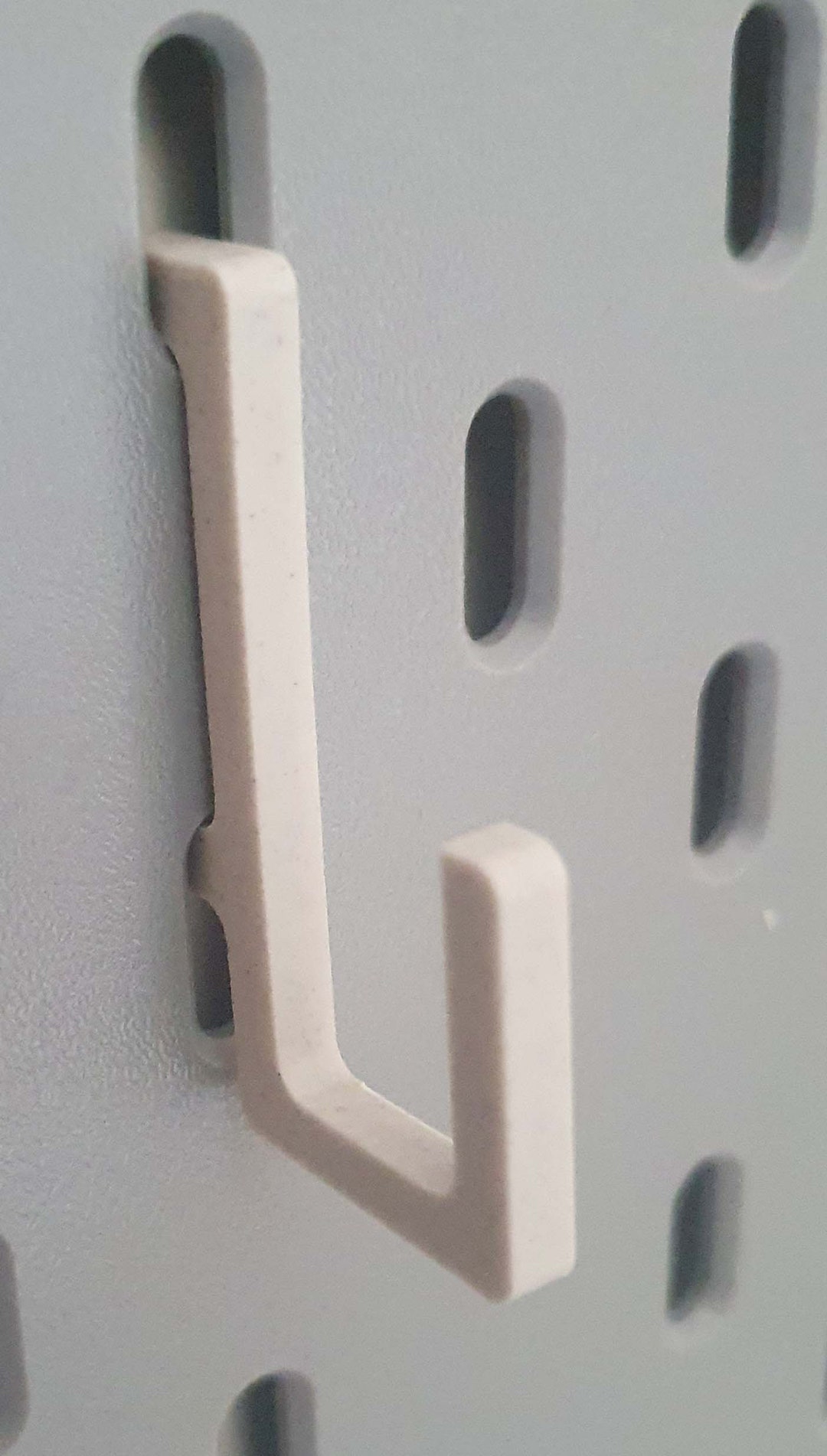 10x Hooks for IKEA SKADIS Perforated Plate Perforated Wall Compatible ...