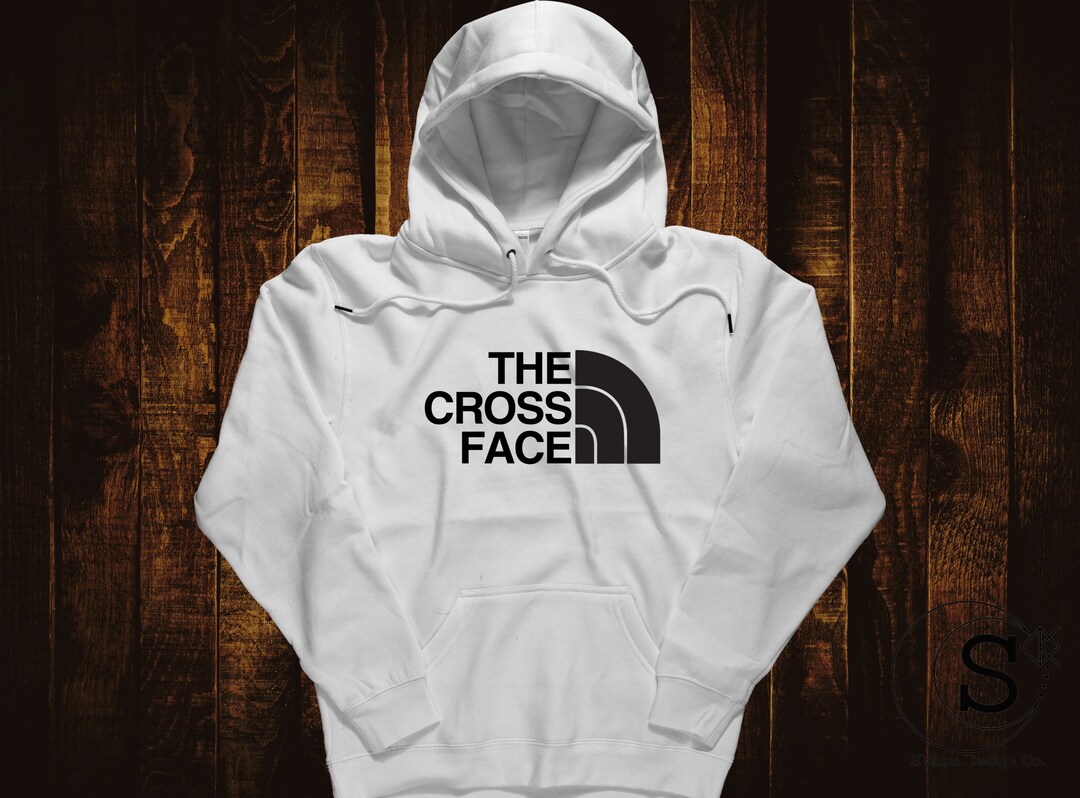 The Cross Face Hoodie - Etsy