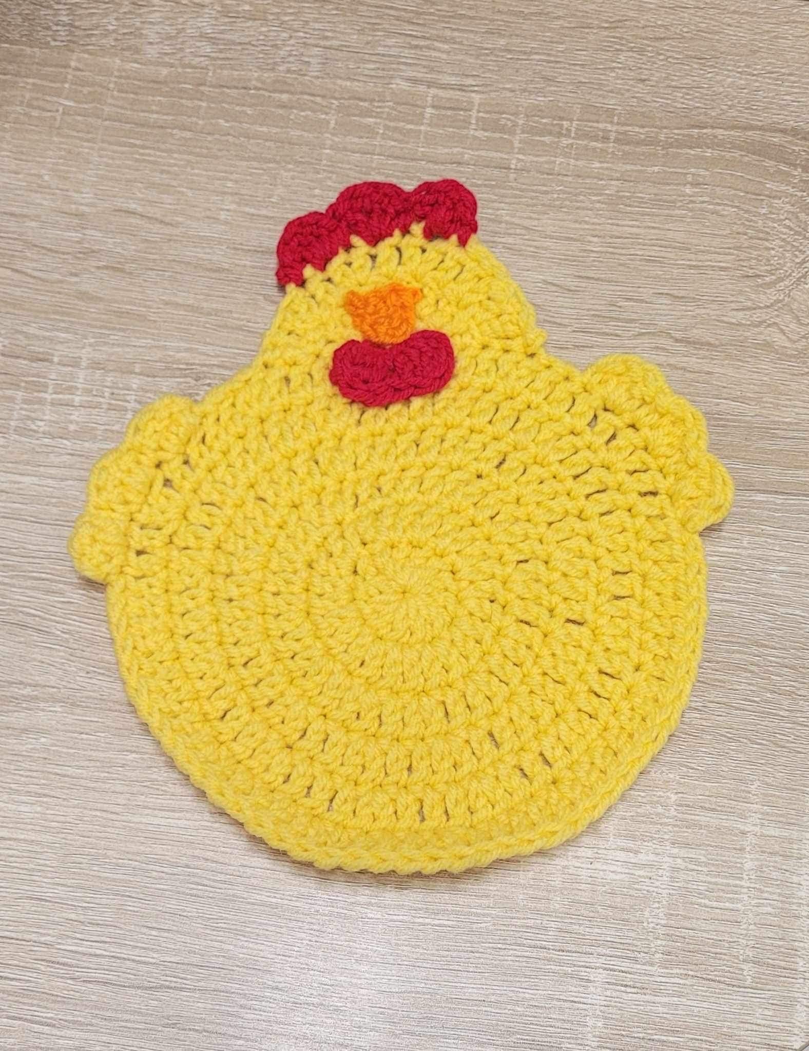 Chicken Hot Pad, Crocheted Hot Pad, Chicken Things, Chicken Decoration ...