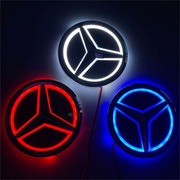 Mercedes Gls Mirror Led Light PUYI LED Grill Emblem Logo Lights For ...