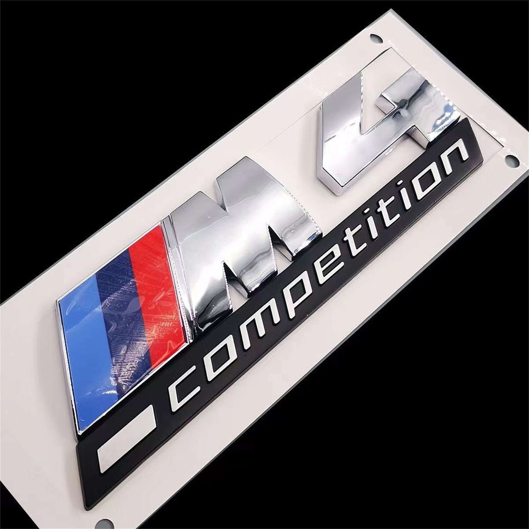 BMW 4 Series Emblem M4 COMPETITION Number Letters Rear Trunk - Etsy