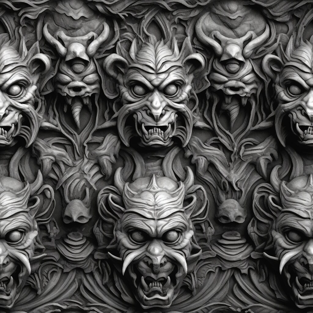 Gray Stone Gargoyles - Etsy