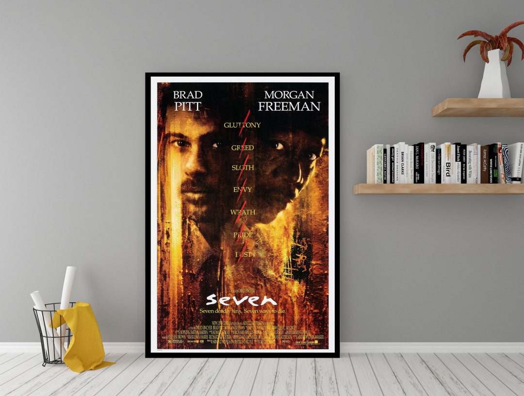 Se7en Movie Poster High Quality Canvas Wall Art Room Decor Se7en Poster ...