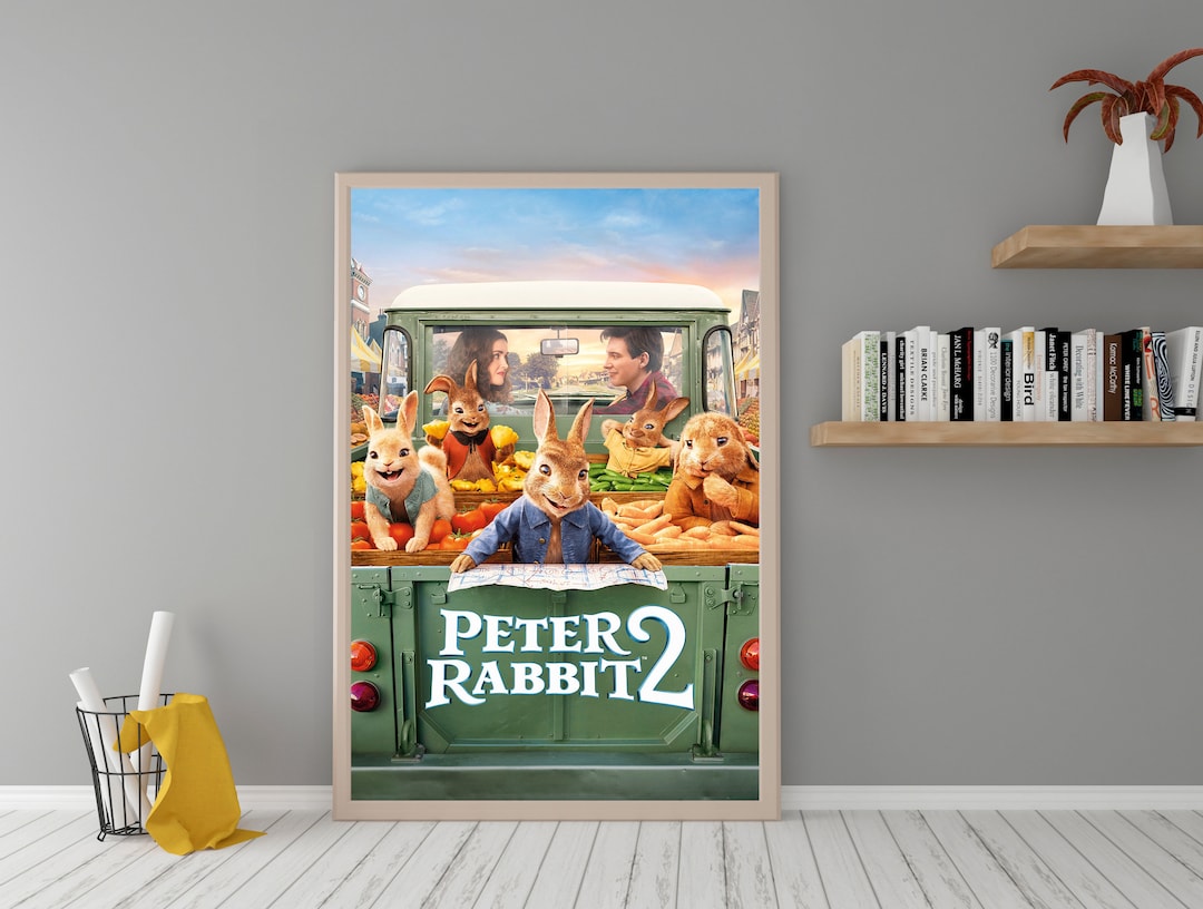Peter Rabbit 2 the Runaway Movie Poster High Quality Canvas - Etsy