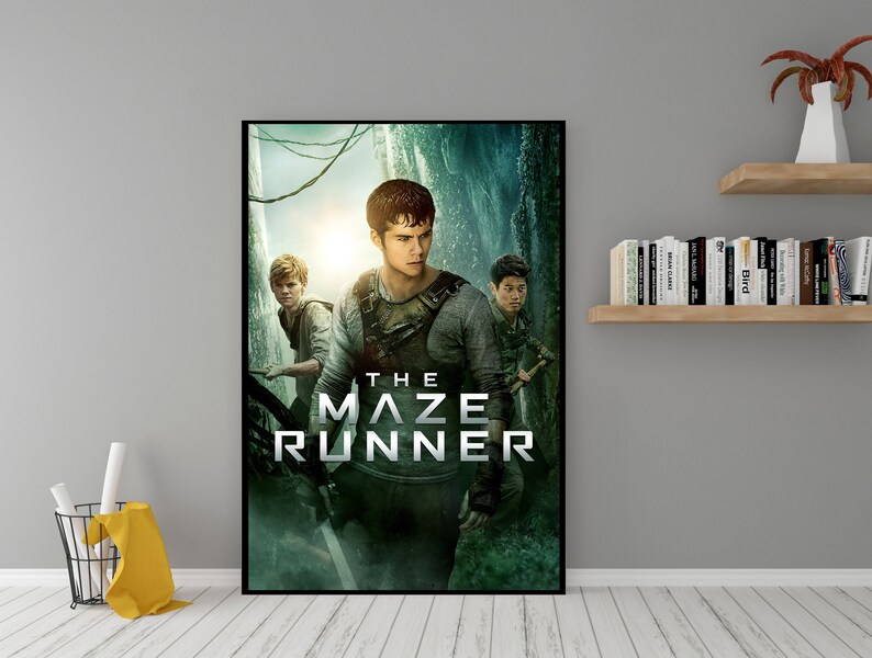 The Maze Runner Movie Poster High Quality Canvas Wall Art Room Decor ...