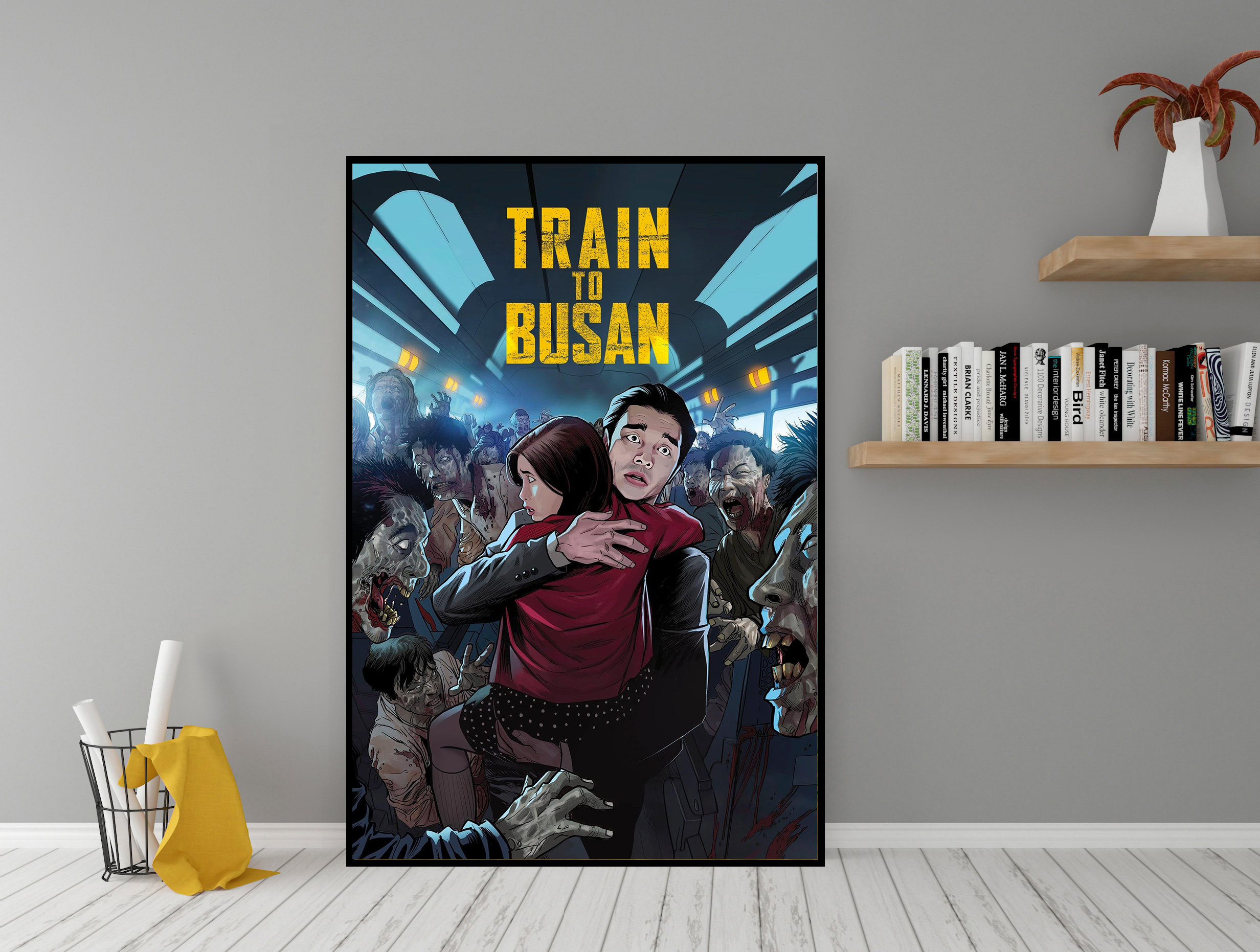 Train to Busan Movie Poster High Quality Canvas Wall Art Room Decor ...