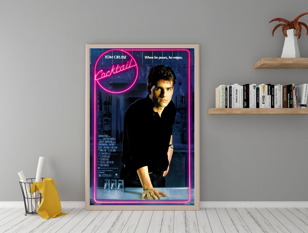 Cocktail 1988 Movie Poster High Quality Canvas Wall Art Room Decor ...