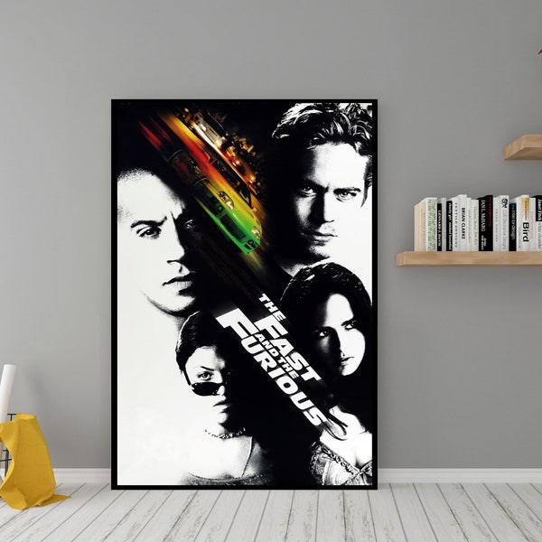 Fast and the furious wall art - Etsy France