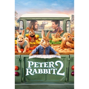 Peter Rabbit 2 the Runaway Movie Poster High Quality Canvas - Etsy