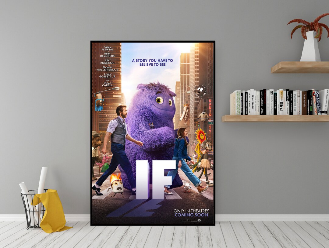 If Movie Poster High Quality Canvas Wall Art Room Decor If 2024 Ryan ...