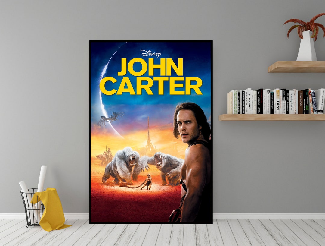 John Carter Movie Poster High Quality Canvas Wall Art Room Decor John ...
