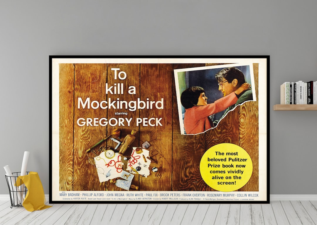 To Kill a Mockingbird Movie Poster High Quality Canvas Wall Art Room ...