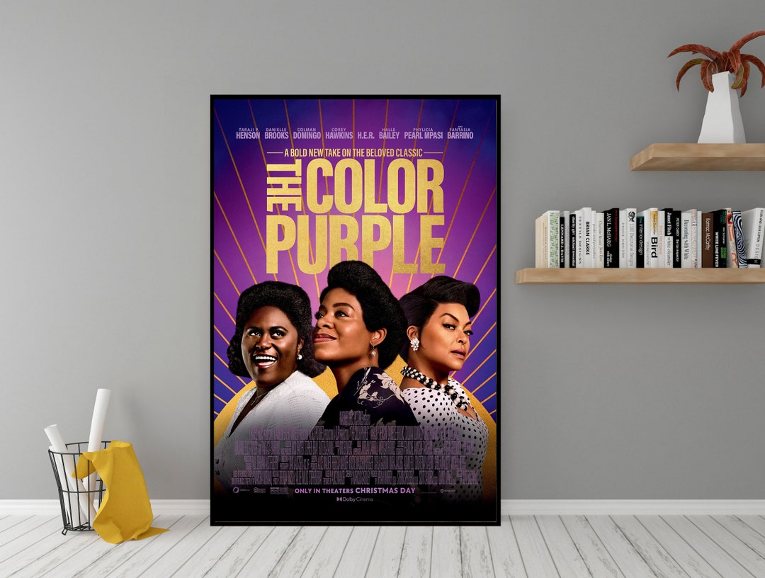 The Color Purple Movie Poster High Quality Canvas Wall Art Room Decor ...