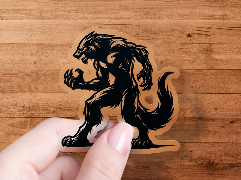 Cryptid Werewolf Lycanthrope SVG PNG Clipart Sublimation Transparent ...