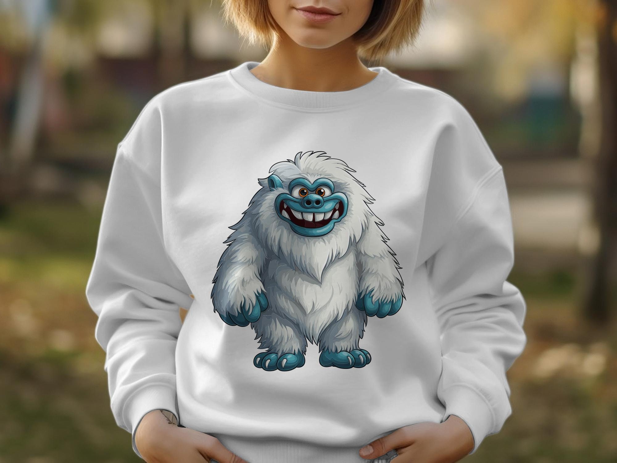 Cryptid Yeti Abominable Snowman SVG PNG Clipart Sublimation Transparent ...