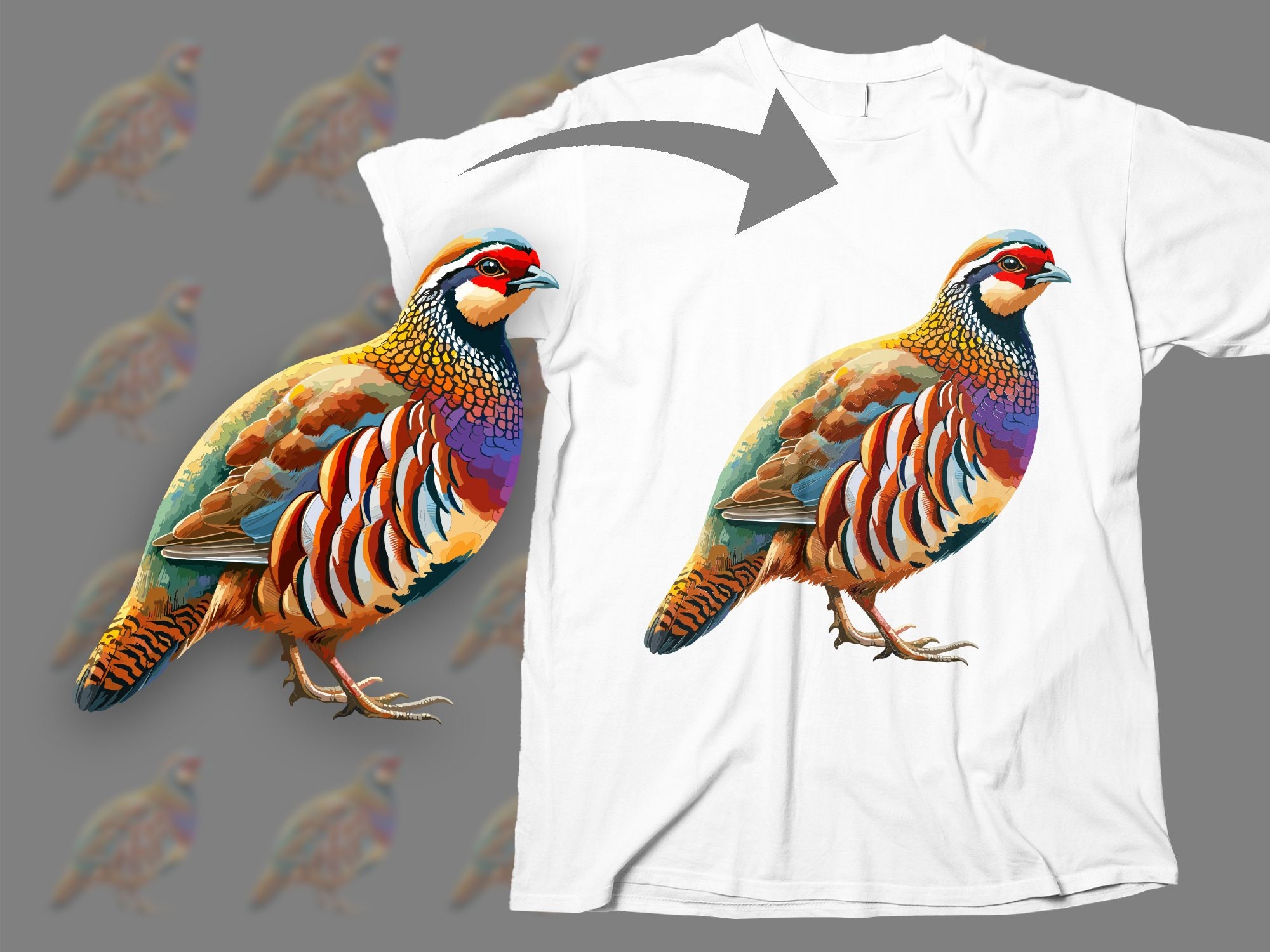 Bird Partridge Wildlife SVG PNG Clipart Sublimation Transparent ...
