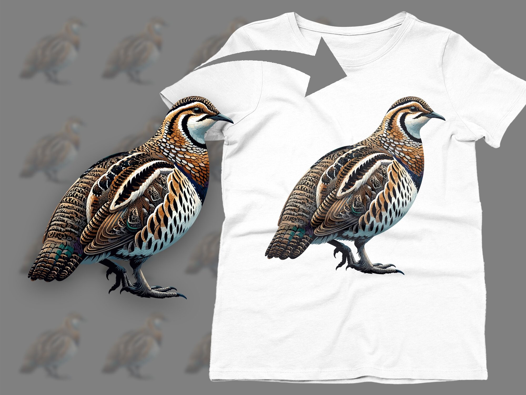 Bird Partridge Wildlife SVG PNG Clipart Sublimation Transparent ...