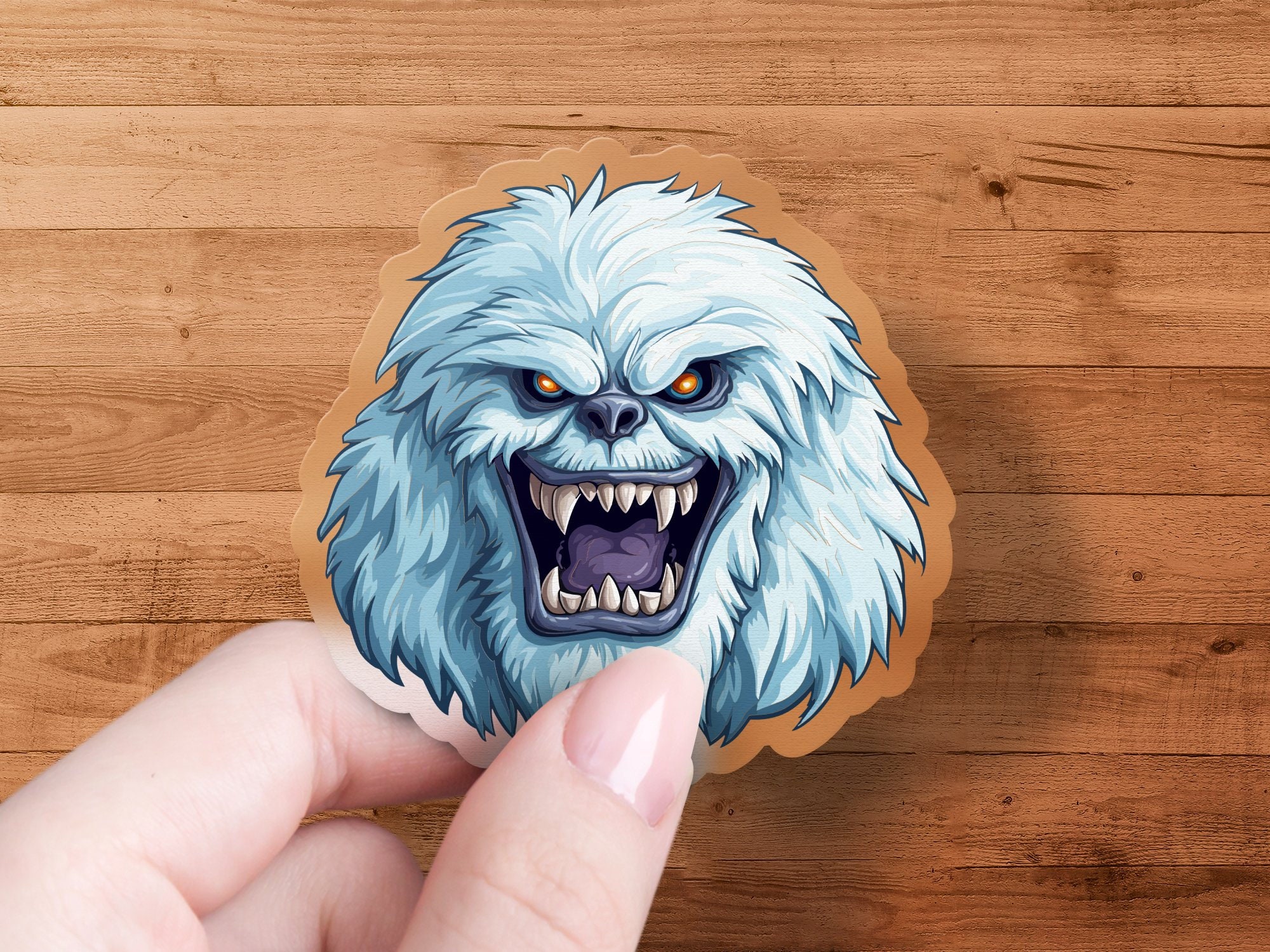 Cryptid Yeti Abominable Snowman SVG PNG Clipart Sublimation Transparent ...