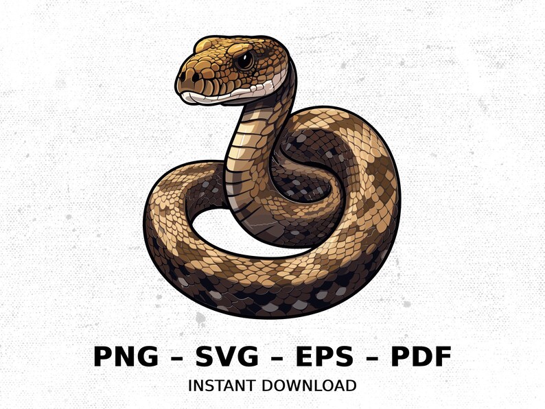 Reptile Snake Wildlife SVG PNG Clipart Sublimation Transparent ...