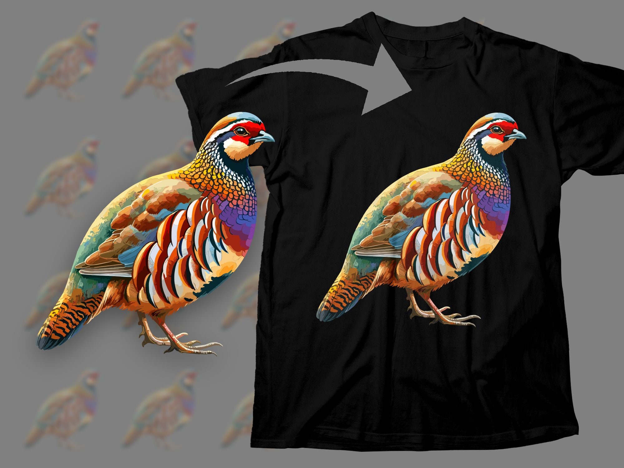 Bird Partridge Wildlife SVG PNG Clipart Sublimation Transparent ...