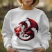 Cryptid Dragon Red Fire Breathing Mythical SVG PNG Clipart ...