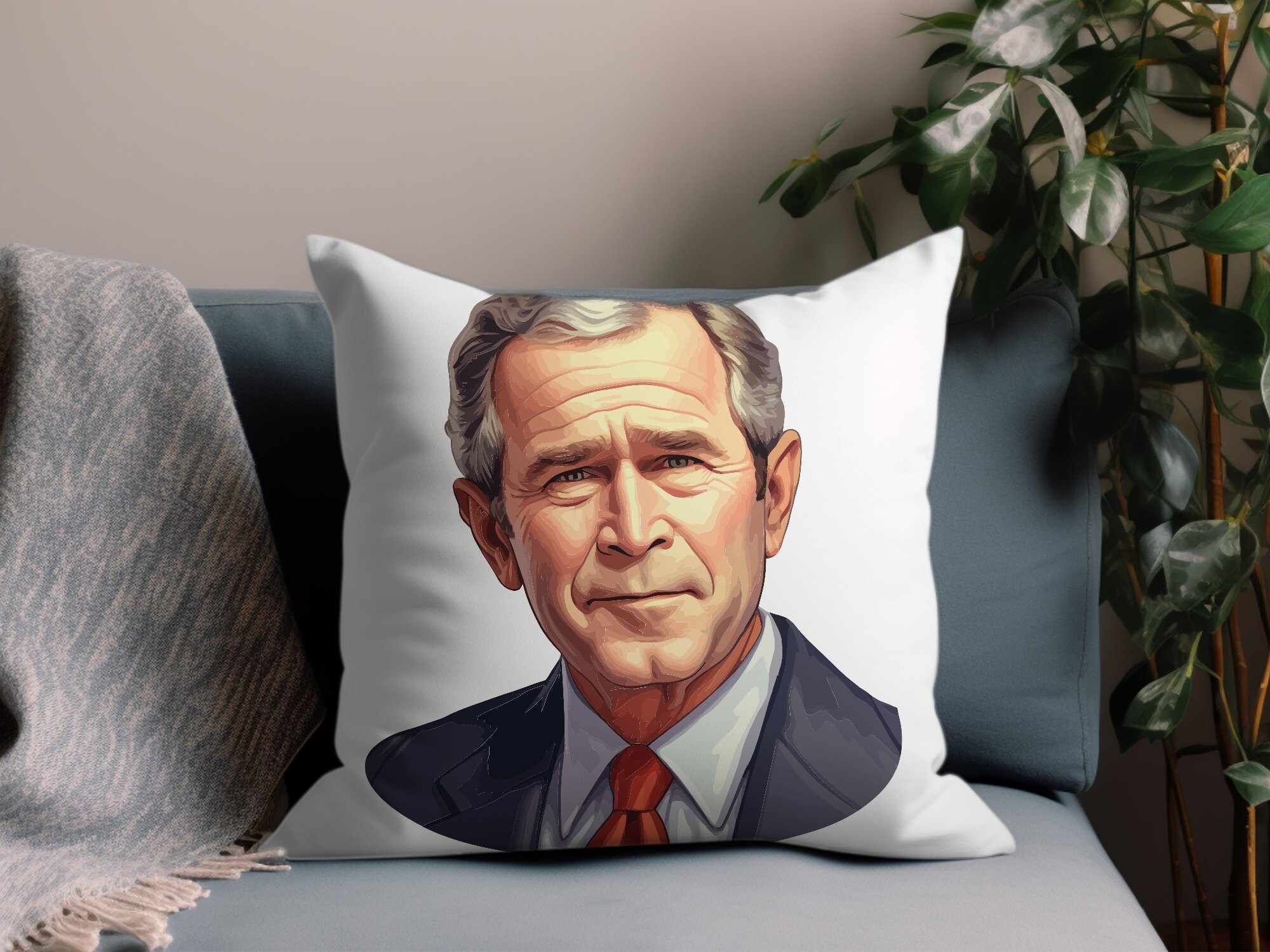 President George W Bush SVG PNG Clipart Sublimation Transparent ...