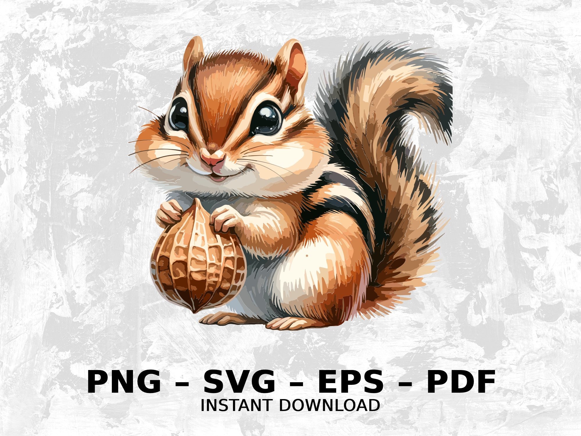 Chipmunk Cute Nut Wildlife SVG PNG Clipart Sublimation Transparent ...