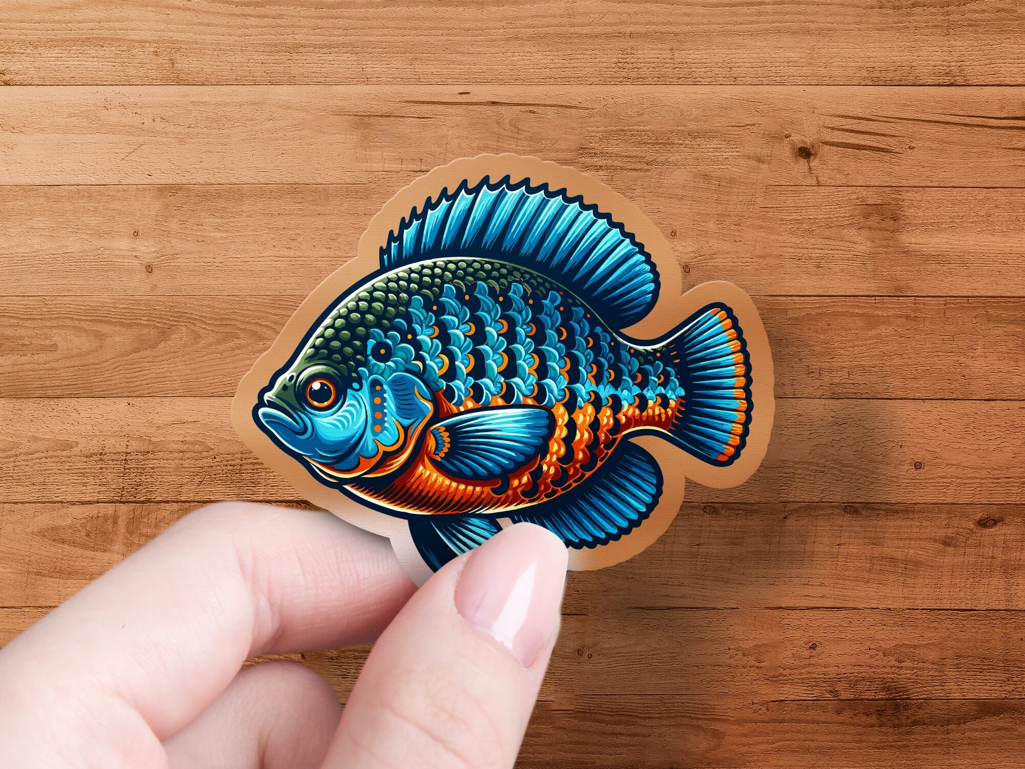 Fish Bluegill Sunfish Fishing Wildlife SVG PNG Clipart Sublimation ...