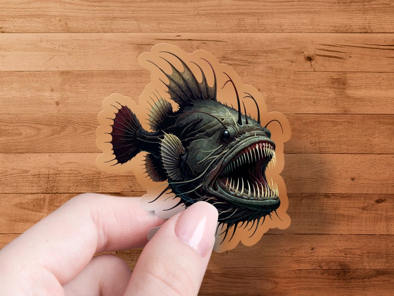 Ocean Anglerfish Deep Sea Fish SVG PNG Clipart / Sublimación ...