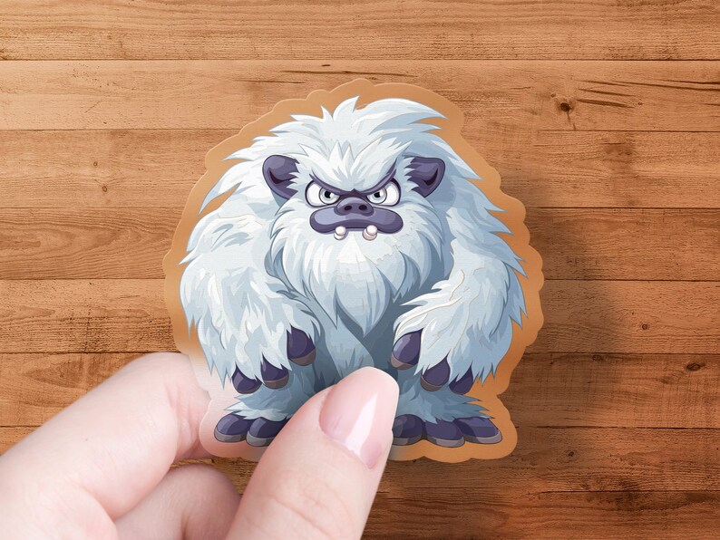 Cryptid Yeti Abominable Snowman SVG PNG Clipart Sublimation Transparent ...