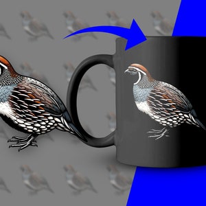 Bobwhite Quail SVG Clipart PNG Sublimation Designed Instant Digital ...
