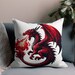 Cryptid Dragon Red Fire Breathing Mythical SVG PNG Clipart ...