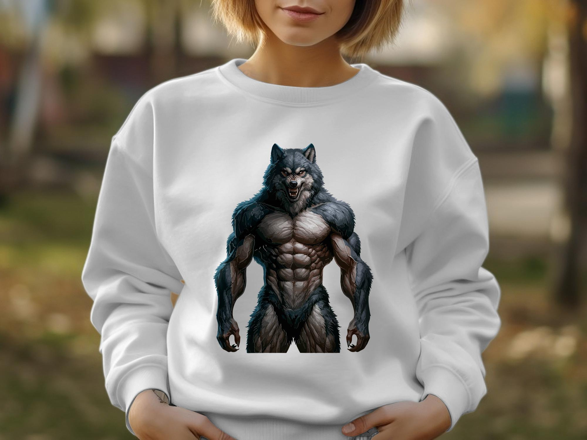 Cryptid Werewolf Lycanthrope SVG PNG Clipart Sublimation Transparent ...